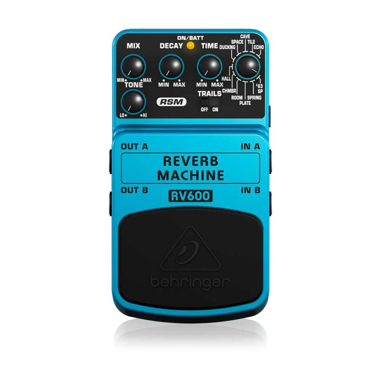 🧇 Behringer RV600 Pedal de Efectos Reverb Machine - Audio Pro Perú